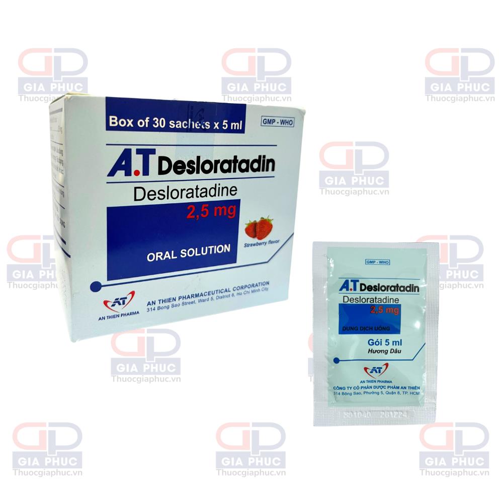 A.T Desloratadin 2.5mg h30g5ml An Thiên