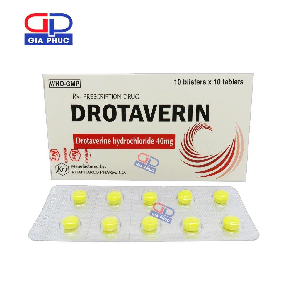 Drotaverin 40mg h10vi10vn Khapharco