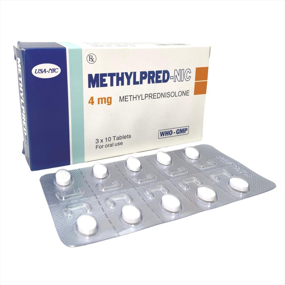 Methylpred-NIC 4mg h3vi10vn Usa-Nic Pharma